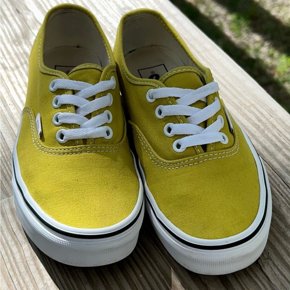 Vans | Shoes | Vans Old Skool Mustard Gold With White Lace Up ...